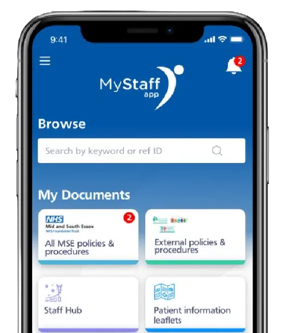 MyStaff app - AI powered productivity tool for frontline workers.