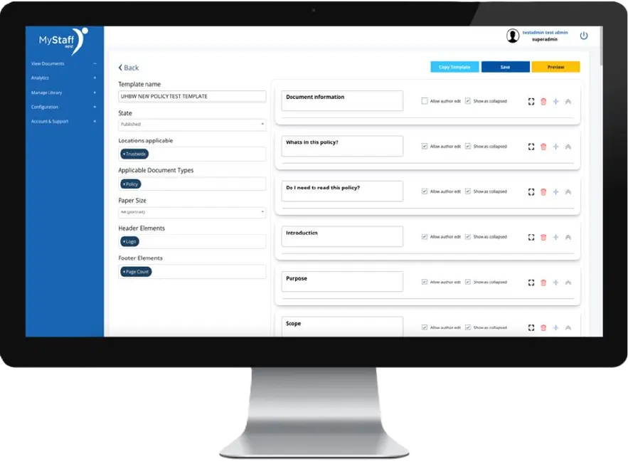 MyStaff app - AI powered productivity tool for frontline workers.